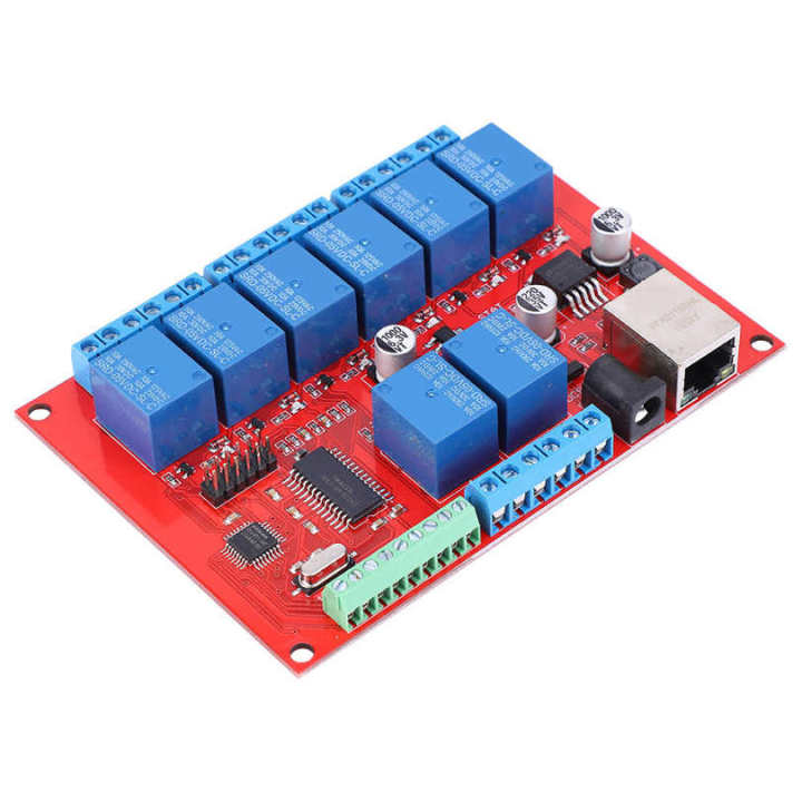 8-Channel Ethernet Relay Board Delay Switch TCP/UDP Controller Module WEB Server | Daraz.com.bd