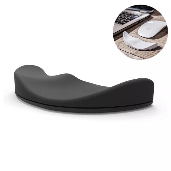 Ergonomic Handguard Mouse Pad G80 Silicon Gel Non-Slip Streamline Wrist ...