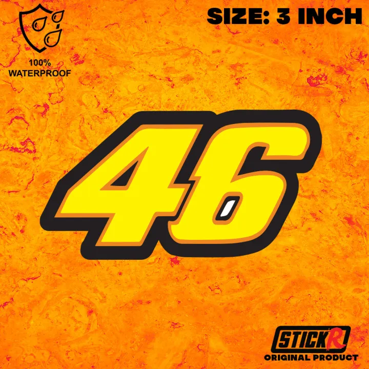 46 Sticker Waterproof sticker | Daraz.com.bd