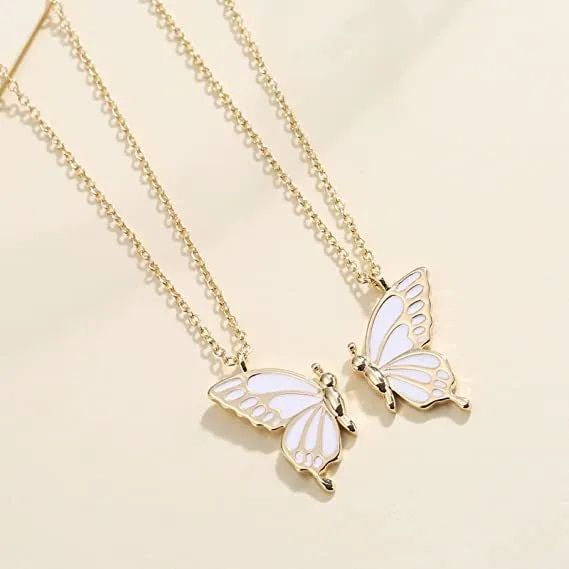 Butterfly friendship necklace store