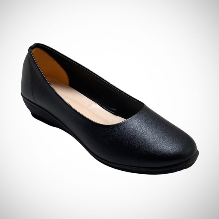 Orion Black Close PU Shoe for Ladies | Daraz.com.bd