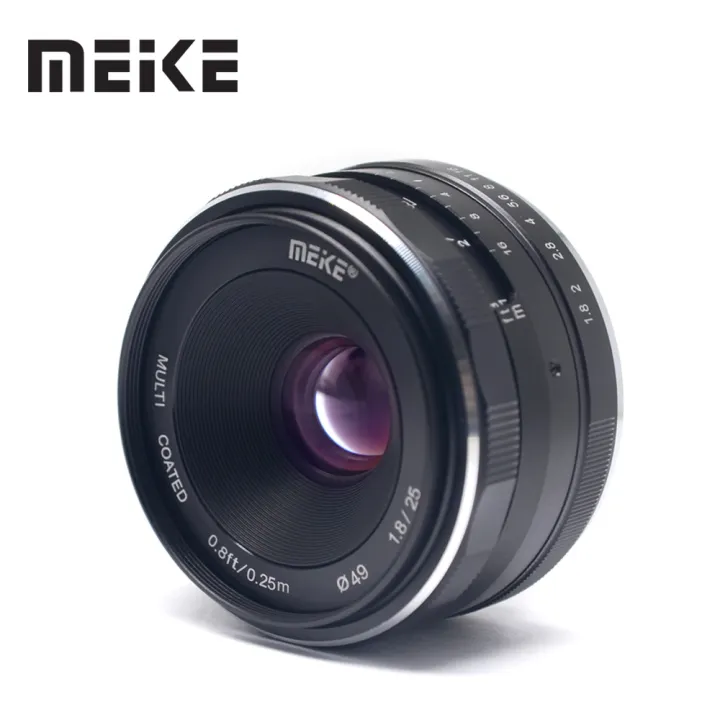 MK-25mm Lens F1.8 Fixed Focus Large Aperture Wide Angle Mirrorless Camera Portrait Landscape ...