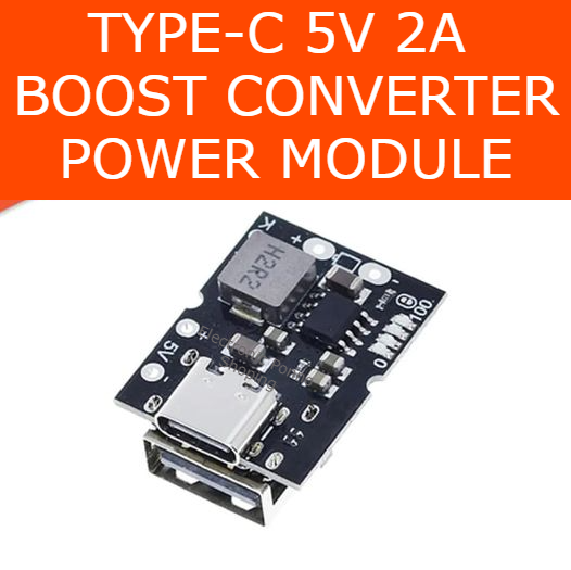 Power Bank Circuit Module Type-C USB 5V 2A Boost Converter Step-Up ...