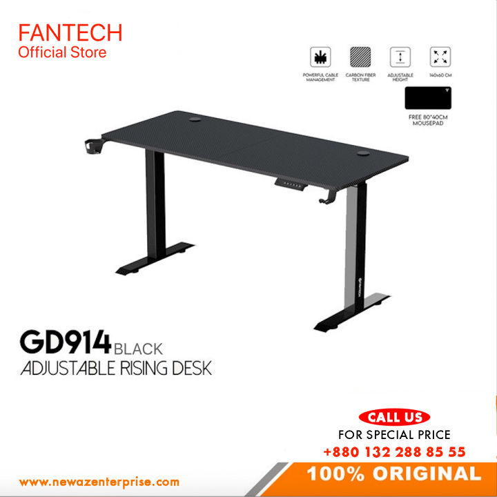 FANTECH GD914 ADJUSTABLE RISING DESK FULL AUTOMATIC MOTOR FUNCTION ...