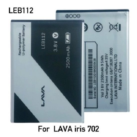 Lava LEB112 2000mAh Mobile Battery for Lava Iris 702 Quick Charging ...