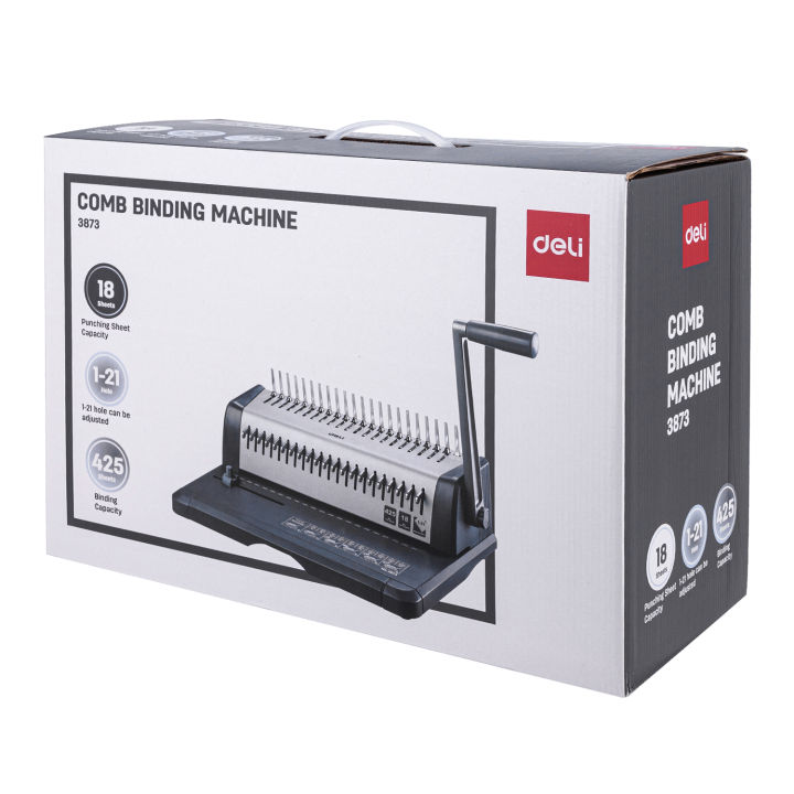 Deli E3873 Comb Binding Machine | Daraz.com.bd
