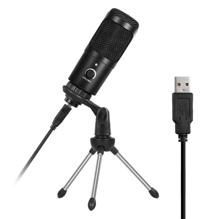 Professional Studio Microphone USB Metal Condenser Recording Microphone ...