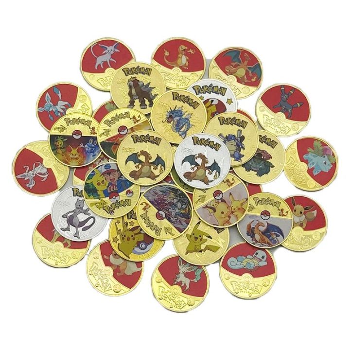 Pokemon Anime Gold Plated Gold Coin Game Commemorative Coin Pikachu ...