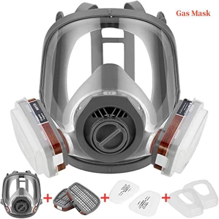 Gas Mask Acid/Organic/Ammonia 6800 Full Face Mask Respirator Paint ...