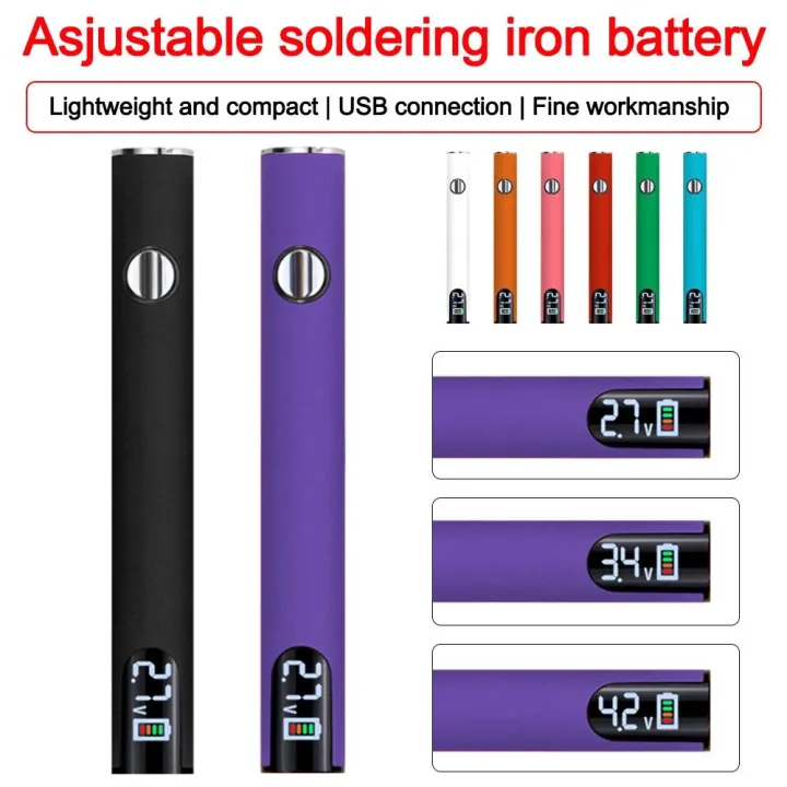 New 510 Thread Battery Electric Soldering Iron Pen Welding Repair Tool ...