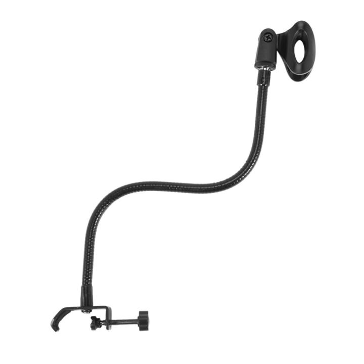 QUANBU 2X Flexible Gooseneck Microphone Stand with Desk Clamp for Radio ...