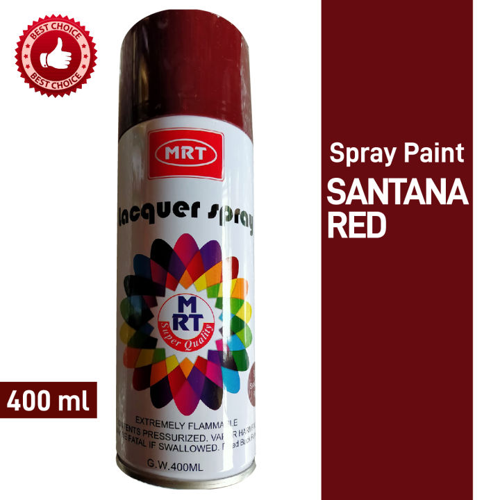 Spray Paint MRT Santana Red-400ml | Daraz.com.bd
