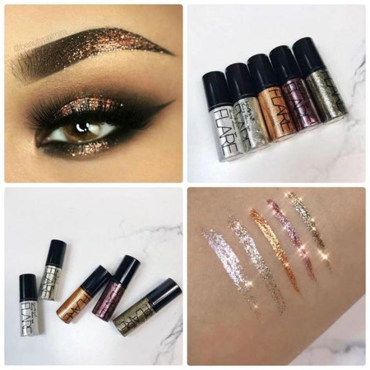 Flare Glitter Eyeliner & Eyeshadow, Professional Makeup Glitter for ... Flare Glitter Eyeliner & Eyeshadow, Professional Makeup Glitter for ...