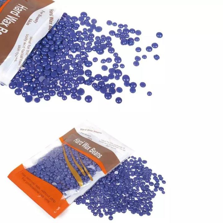 Wax Warmer (Heater) Hair Removal Kit with 100g Hard Wax Beans (Beads) and Wooden Spatulas (25 ...