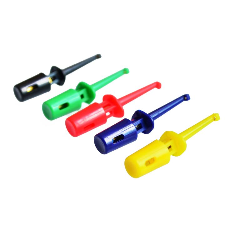 【3C VictoryEagle】10PCS 1.7'' Multimeter Lead Wire Kit Test Hook Clip ...