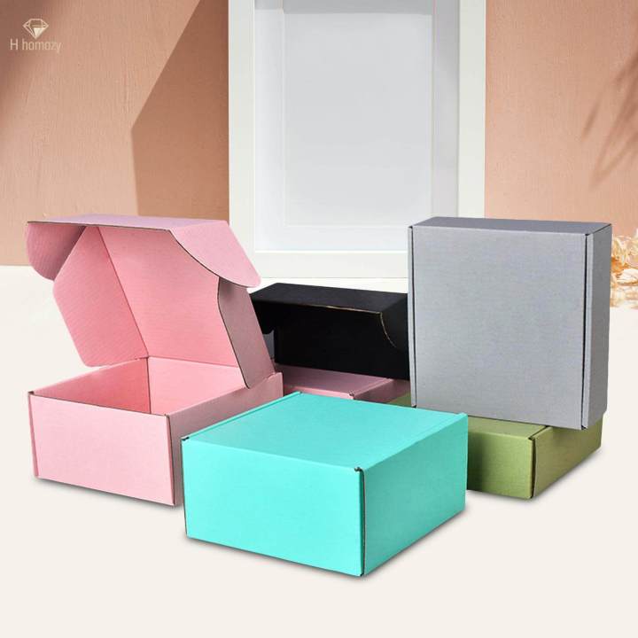 5x Packaging Boxes Small Shipping Boxes for Presents Birthday ...