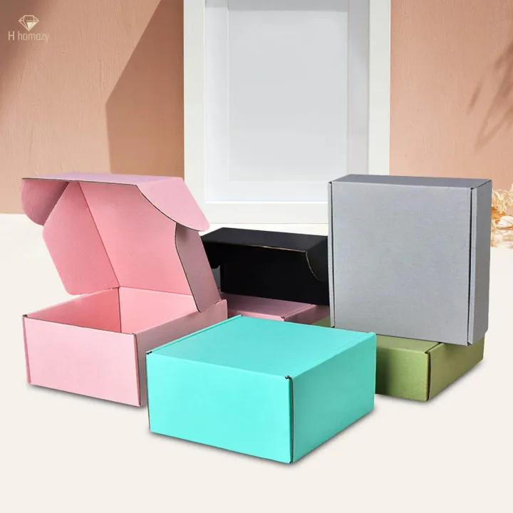 5x Packaging Boxes Small Shipping Boxes for Presents Birthday ...