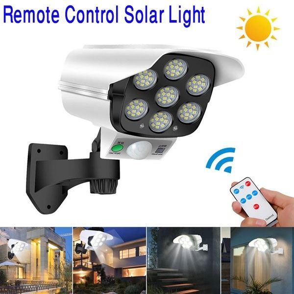 Best Quality Remote control 77 LED solar motion sensor lamp By Galaxy ...