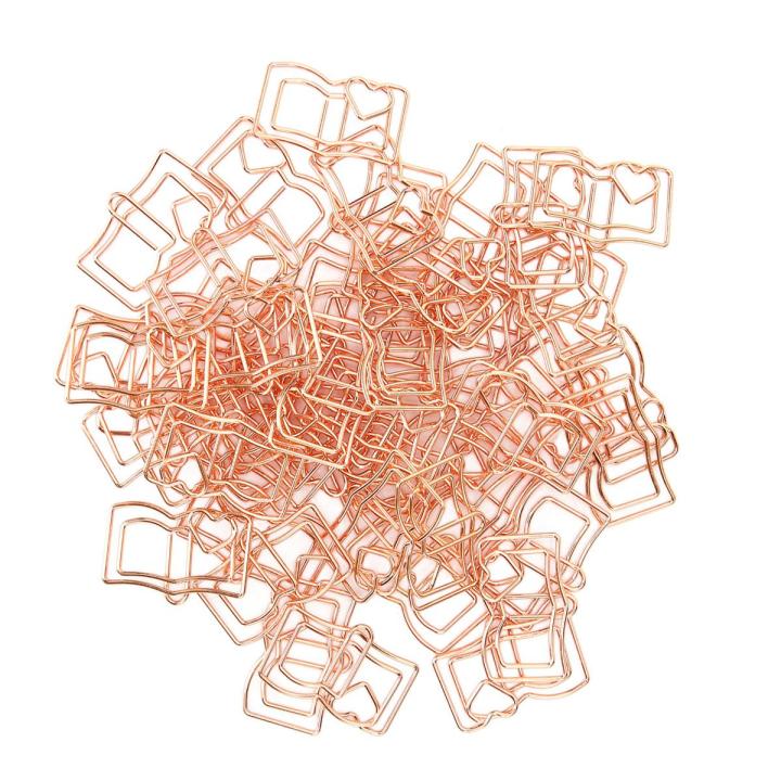 Small Paper Clips, Metal Paper Clips Light Weight 50pcs Durable for ...