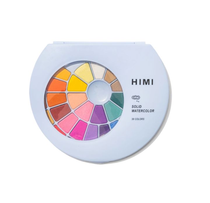 HIMI Solid Watercolor Cake Set of 24 Colors | Daraz.com.bd