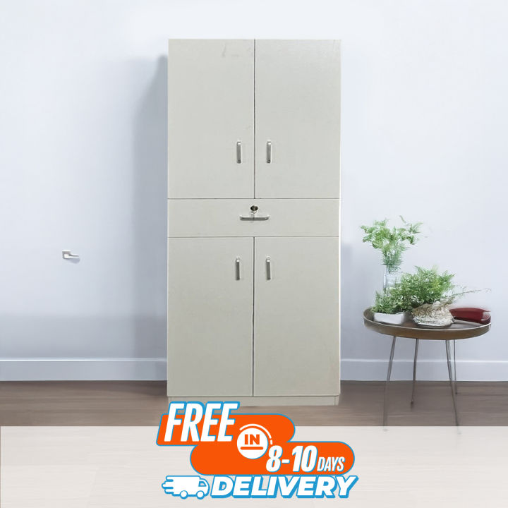 Unique Design 4 Door Almirah with Locker Drawer/ Bedroom Furniture ...