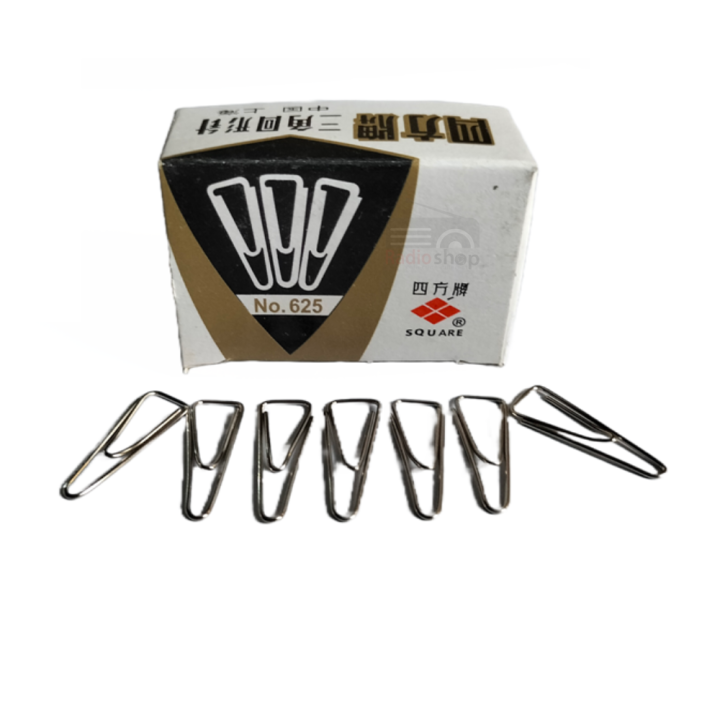 Square 625 Triangle Paper Clip 25mm, Triangle Shape (Pack of 10 ...