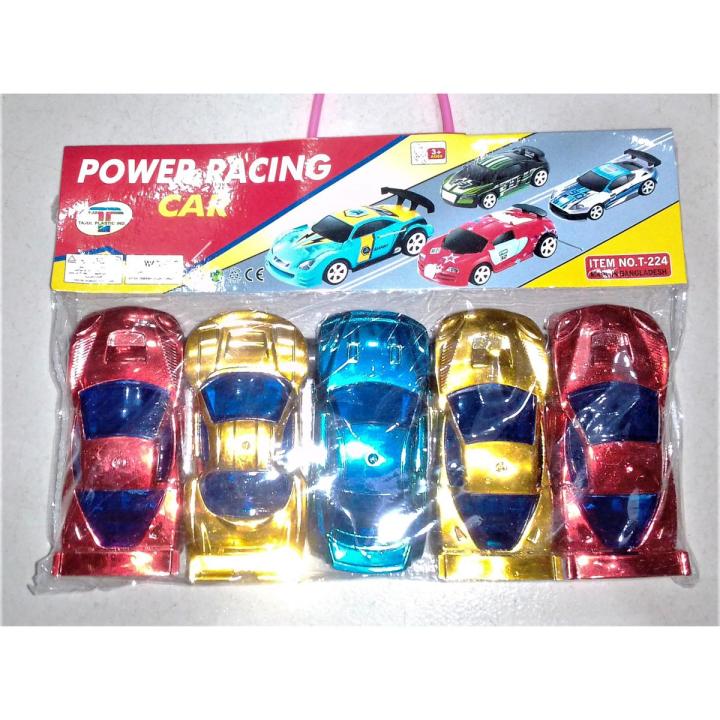 Mini Racing Toy Car For Kids - 5 Pcs | Daraz.com.bd
