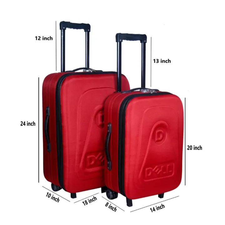 Family size two piece trolley bag luggage. Two piece easy size when ...