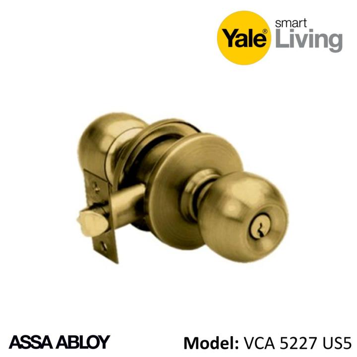 Yale Door Lock Knob Set VCN5122 US3 60BS Door hardware & locks (without ...