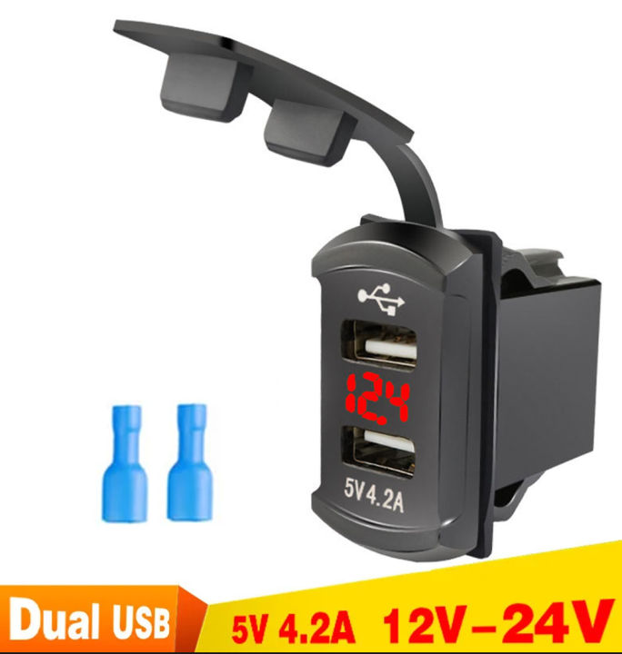 【Factory-direct】 Dual USB 4.2A Car Charger Power Socket Phone Charger ...