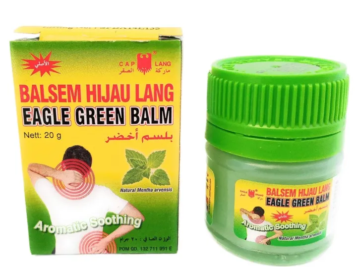 BALSEM HIJAU LANG EAGLE GREEN BALM - 20GM | Daraz.com.bd