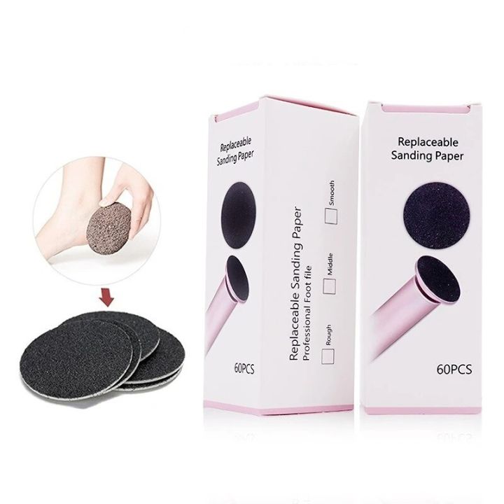 60 Pieces Replacement Sandpaper Disk Sanding Paper Accessory For ...