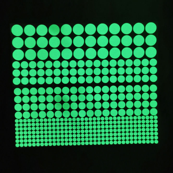 Luminous Wall Stickers for Kids Rooms Dots Stars Ceiling Wall Decals ...