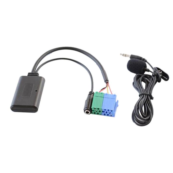 Car Bluetooth Music Audio Cable Microphone Handsfree Adapter ISO for Fiat Grande Punto Alfa ...
