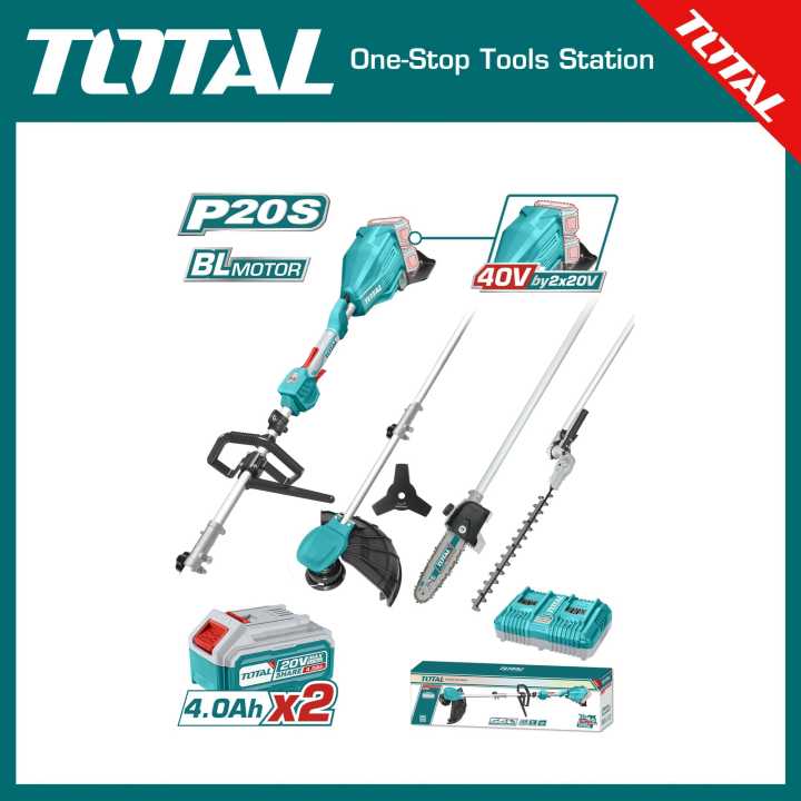 TOTAL Cordless Multi Garden Tools Combo TSTLI2040386 | Daraz.com.bd
