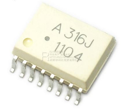 2Pcs New HCPL-316J Optocoupler, A 316J Optocoupler, A316J Optocoupler, HCPL 316J Optocoupler ...