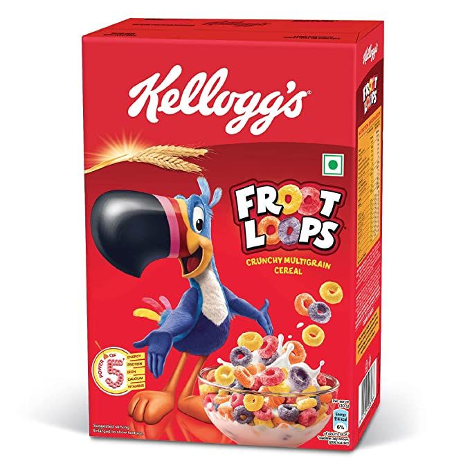Kellogg's Froot Loops Crunchy Multigrain Breakfast Cereal 285gm | Daraz ...