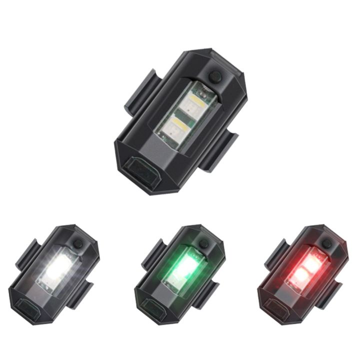 7 Color Bicycle/Motorcycle/Helmet/Drone Flashing Taillight Aircraft ...