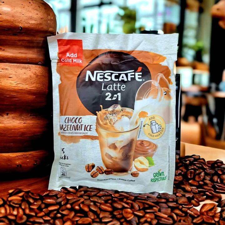 Nescafe Latte 2 in 1 Choco Hazelnut ICE 15 Sticks | Daraz.com.bd