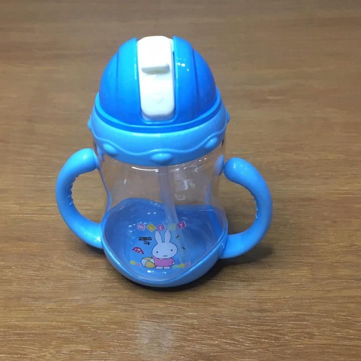 Crystal PP Water Cup – Mumpot with Silicone Straw, 280ml, 6m+ | Daraz ...