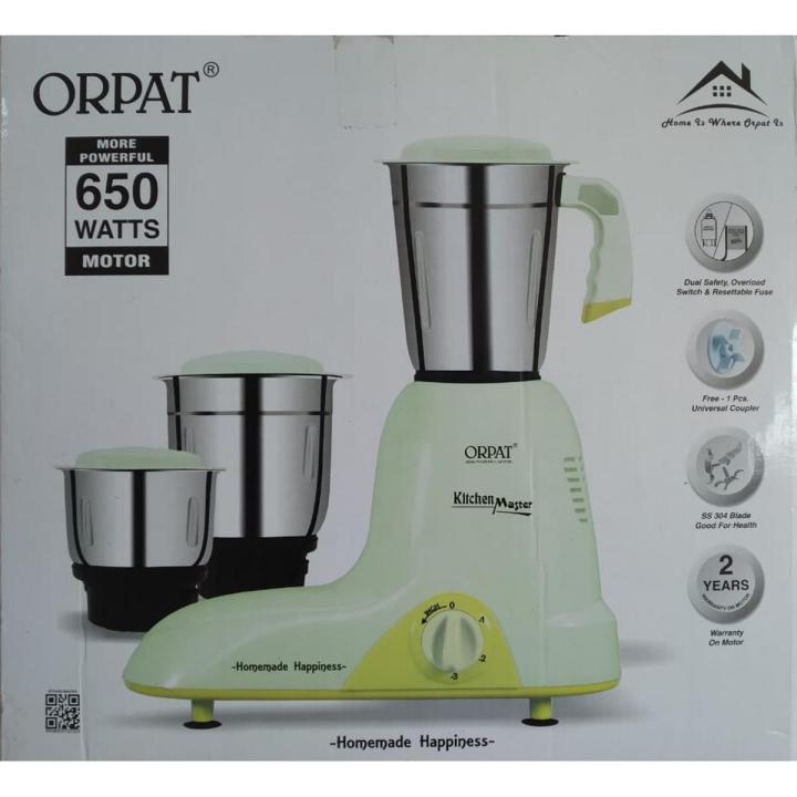 ORPAT Blender 650 Watt Electric Blender Stainless Steel Jar Blender and ...