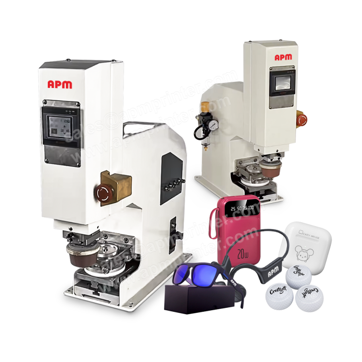 Desktop tampon printing machine for pad printing cloth glasses toys pad ...