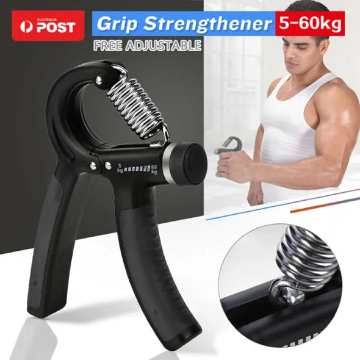 ADJUSTABLE HAND GRIPE , 6kg TO 60 KG Adjustable Heavy Grips New Strong ...