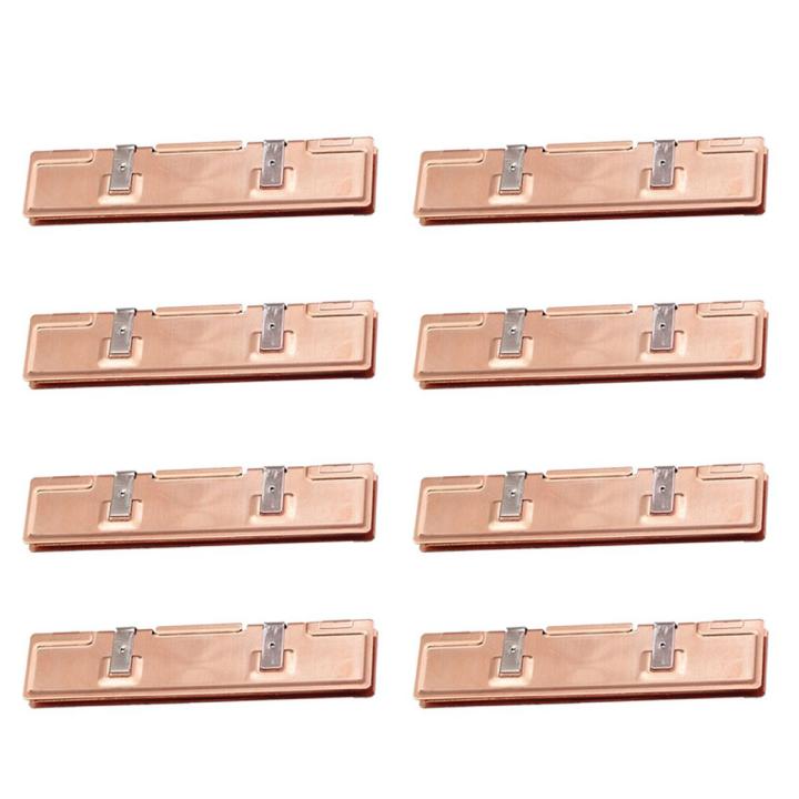 8X Pure Copper RAM Heatsink Radiator for Ram DDR3 Memory Cooler Cooling Heat Sink Desktop Memory ...