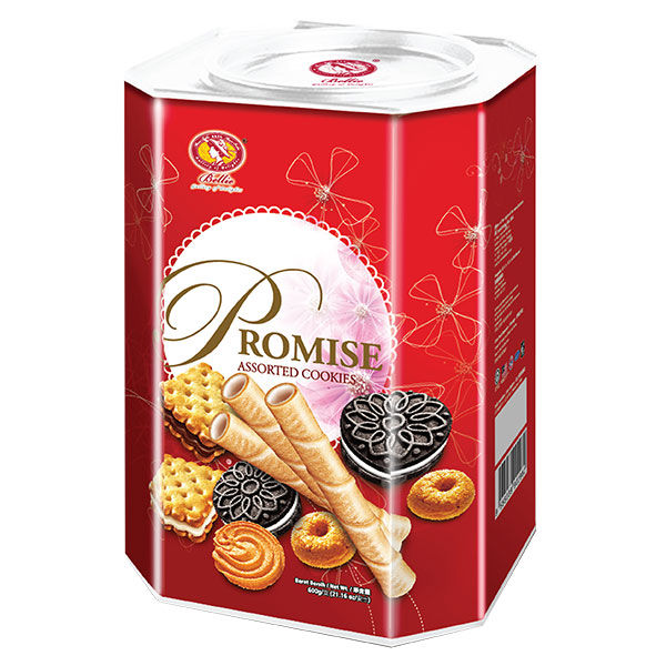 Bellie Promise Assorted Cookies Tin 600gm | Daraz.com.bd