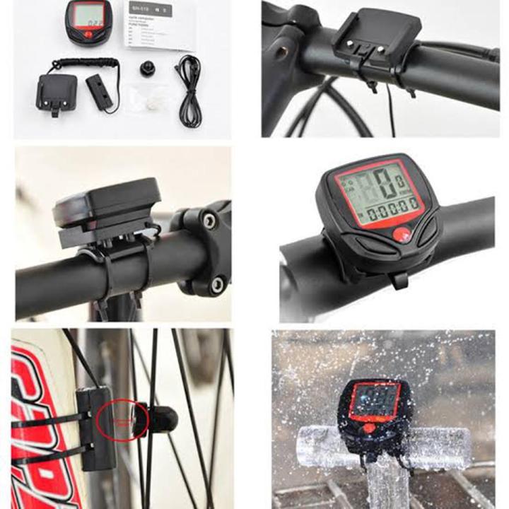 Waterproof Bicycle Bike Cycle LCD Display Digital Computer Speedometer ...