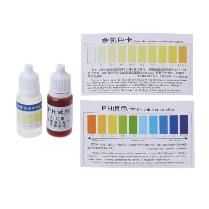 Practical pH A2O Water pH OTO Dual Test Kit with Test Card for 100-125 ...