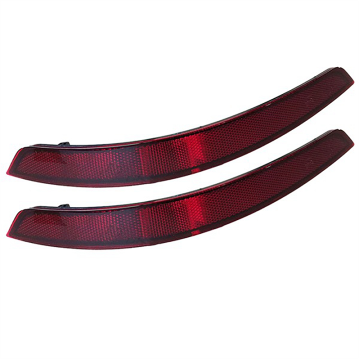 Car Rear Bumper Light Red Rear Bumper Light Reflector Tail Lamp Rear ...