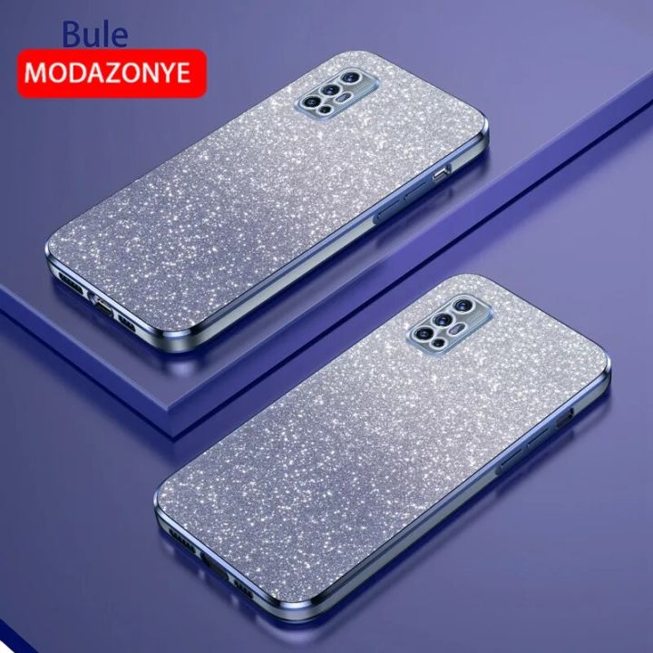 lthmy for VIVO V19 Neo case electroplating colorful soft glitter TPU ...