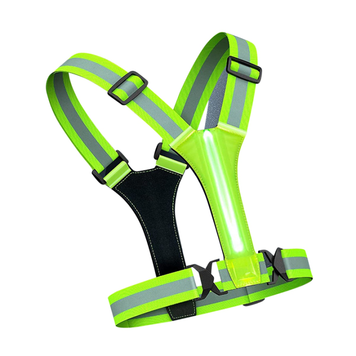 Reflective Vest High Visibility Rechargeable Running Light for Walking ...